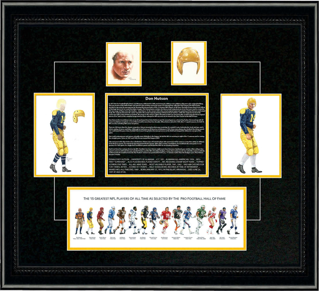 02. Don Hutson – Heritage Sports Art
