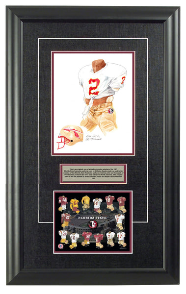 NCAA Florida State Seminoles 1987 uniform original art – Heritage ...